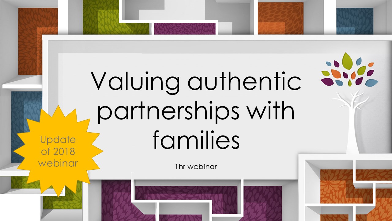 Valuing authentic partnerships with families - RARE Early Childhood ...