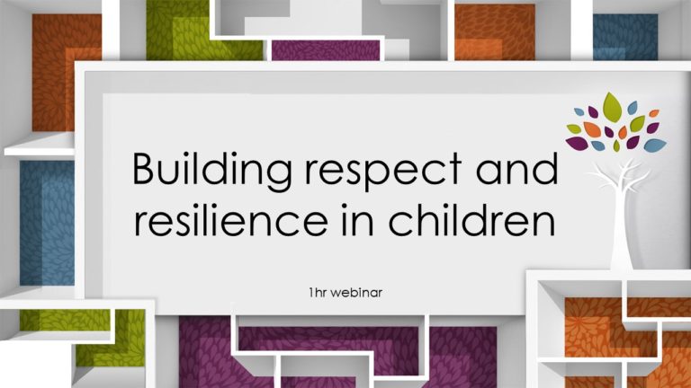 Building respect and resilience in children - RARE Early Childhood ...