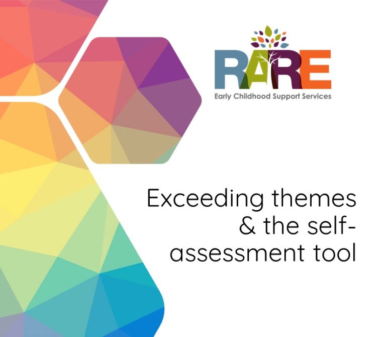 Exceeding themes and the self-assessment tool - RARE Early Childhood ...